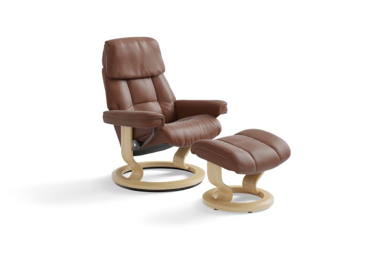 Stol Ruby Stressless - Læderland