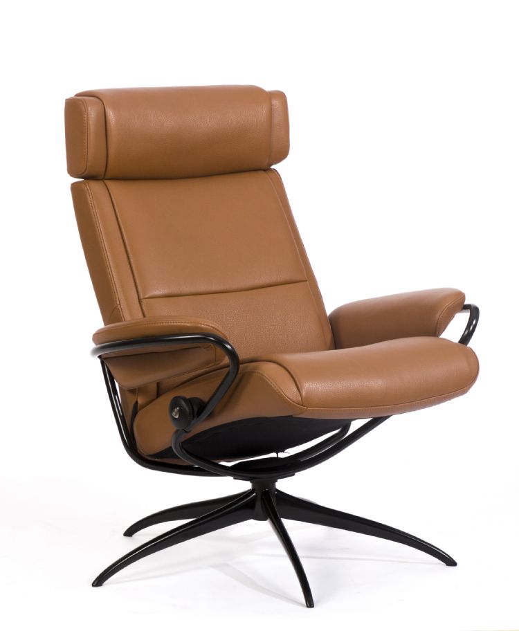 Stol Stressless Paris Højdejusterbar - Læderland